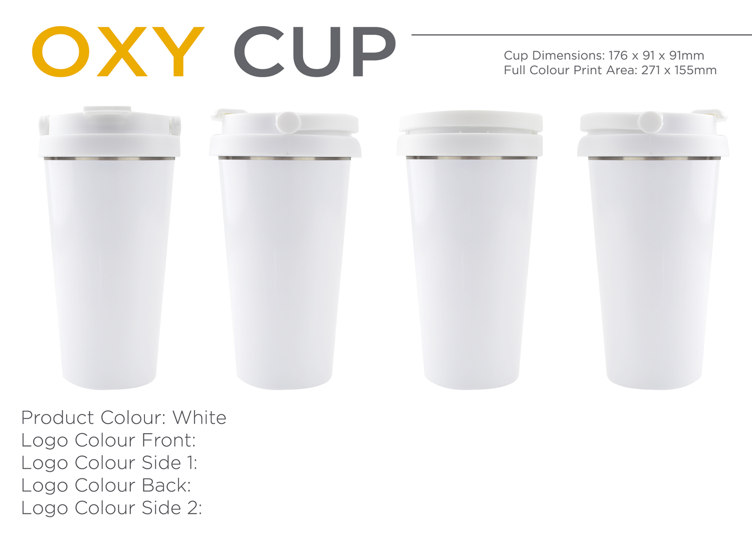 OXY Insulated Steel Cup - Will International